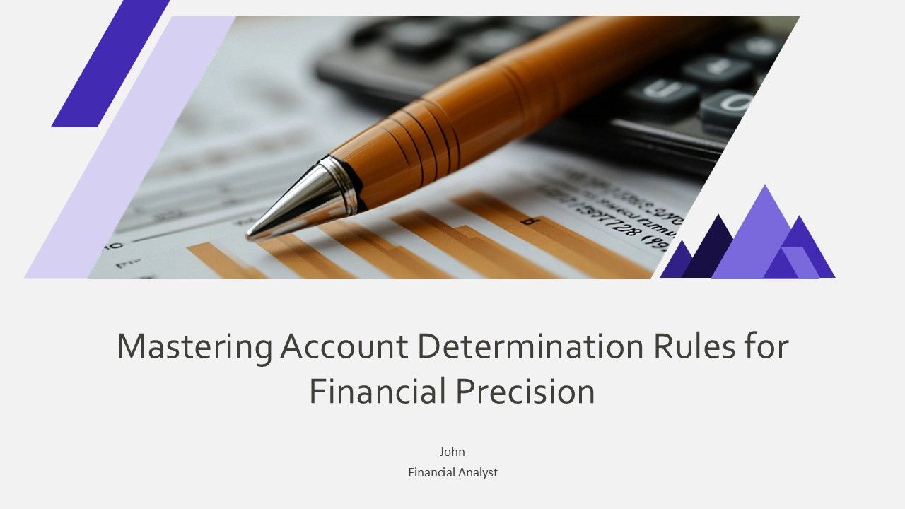 Mastering Account Determination Rules For Financial Precision PPT ...