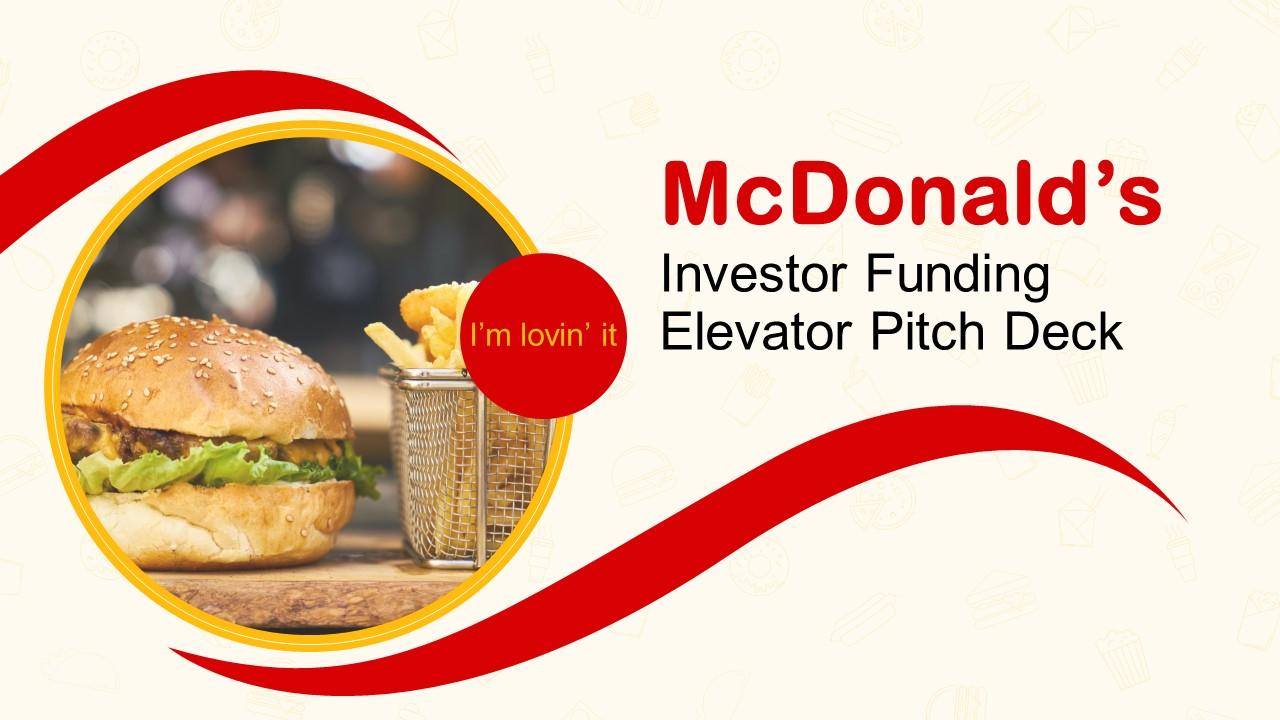 Mcdonalds Powerpoint Template Free Mcdonalds With Logo Ppt