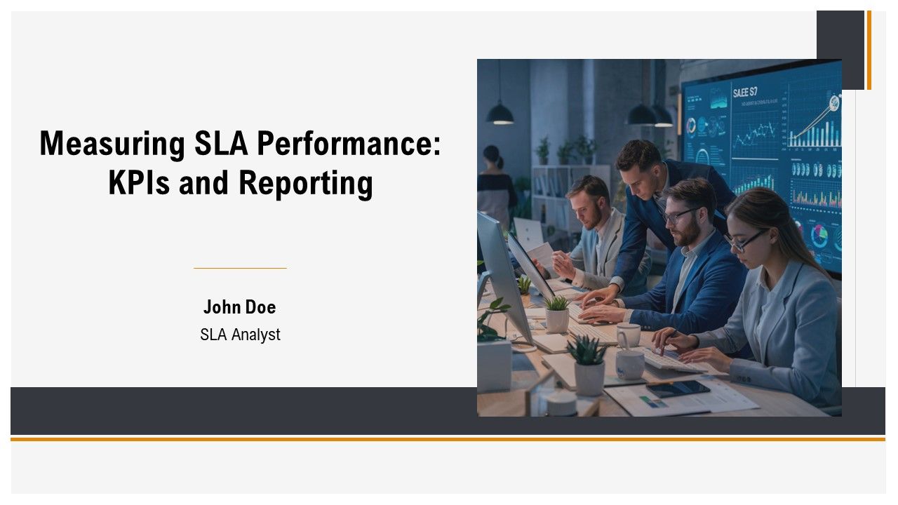Measuring SLA Performance Kpis And Reporting PPT Template AT