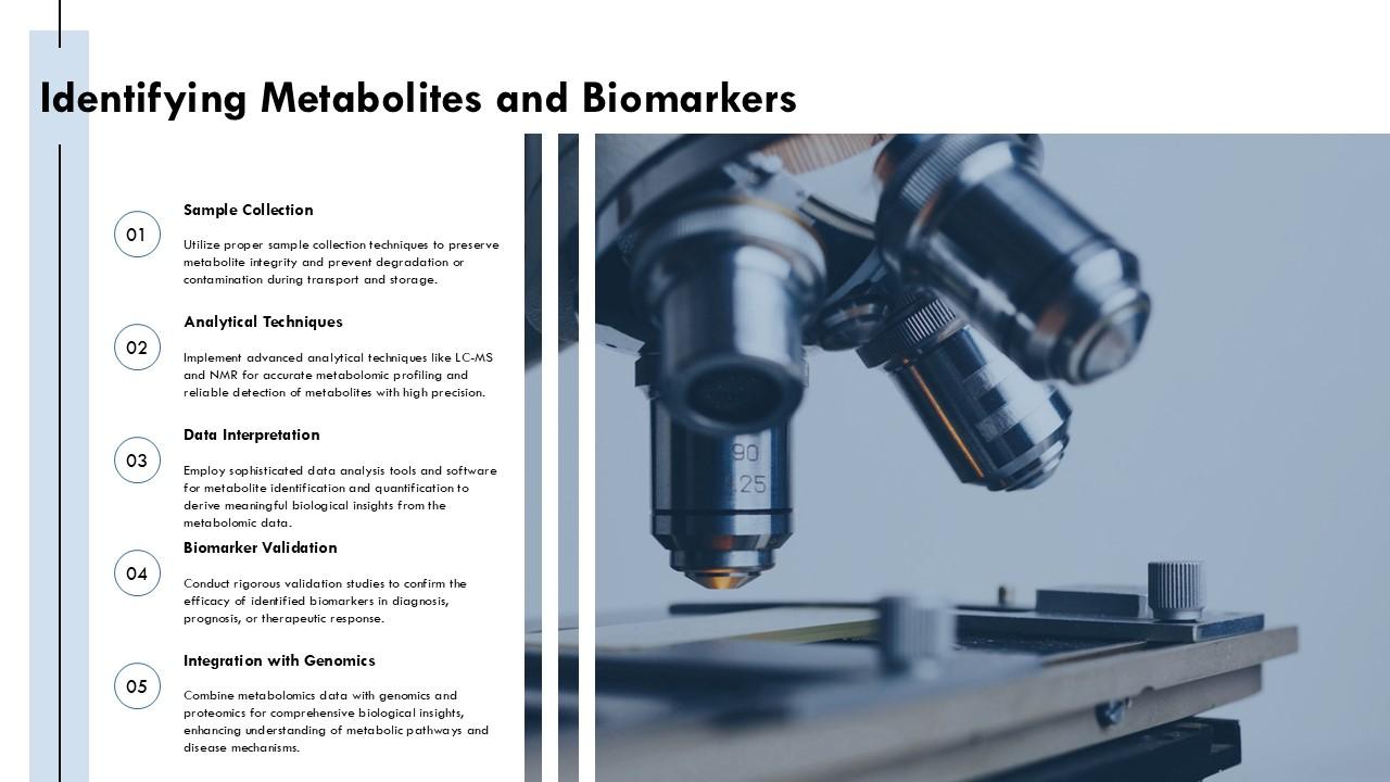 Metabolomics Profiling Biochemical Analysis Health Ppt Sample St Ai Ppt