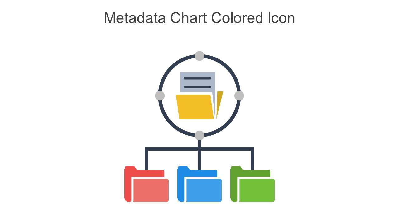 Metadata Chart Colored Icon In Powerpoint Pptx Png And Editable Eps Format PPT Presentation