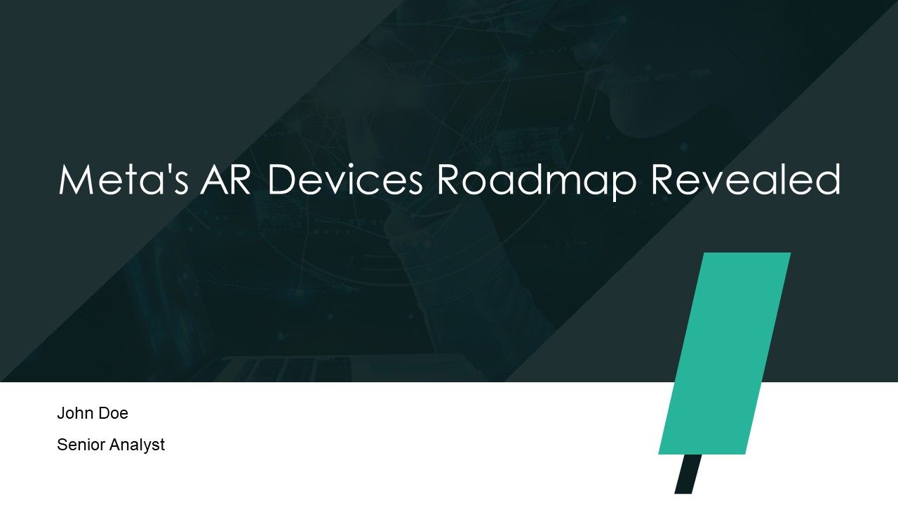 Metas AR Devices Roadmap Revealed PPT Template AT