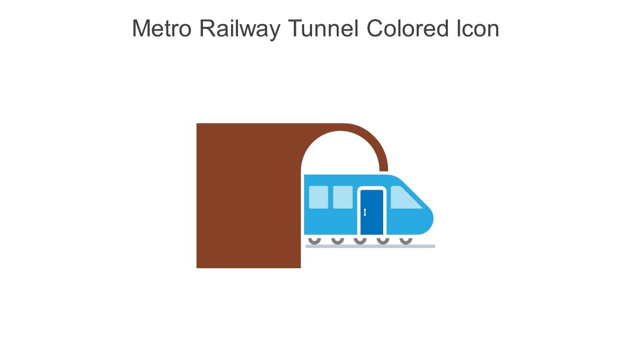 Metro Railway Tunnel Colored Icon In Powerpoint Pptx Png And Editable ...