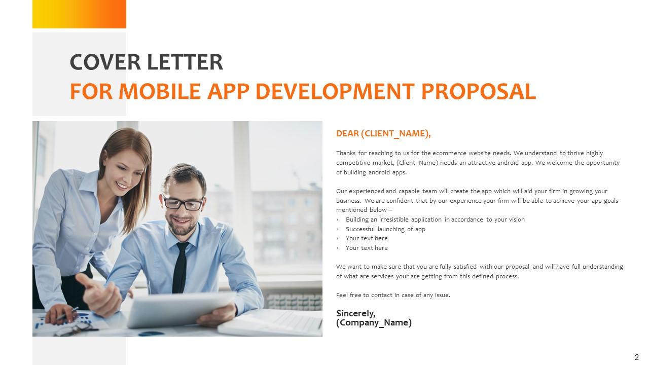 Mobile App Development Proposal Powerpoint Presentation Slides