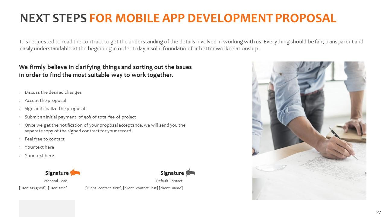 Mobile App Development Proposal Powerpoint Presentation Slides