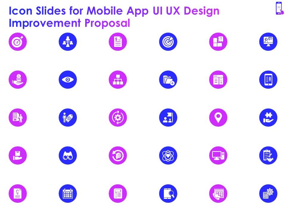 Mobile App Ui Ux Design Improvement Proposal Powerpoint Presentation