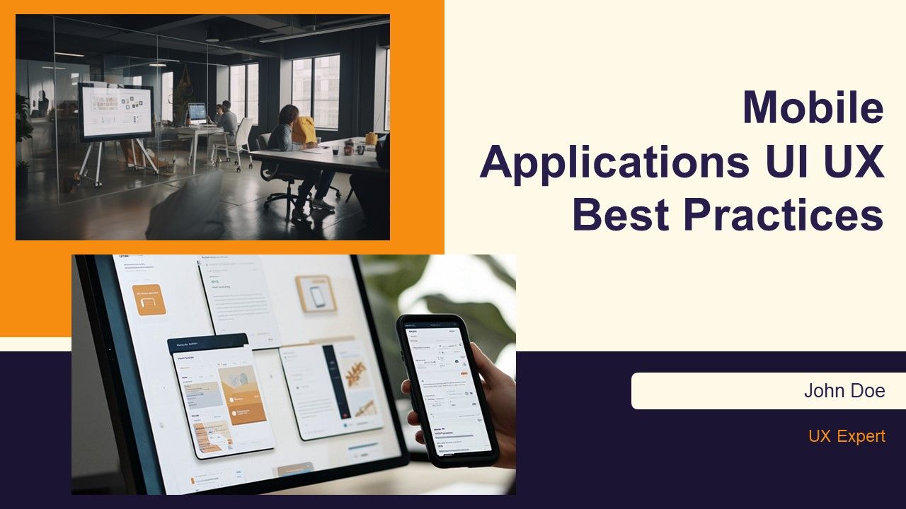 Mobile Applications UI UX Best Practices PPT Example AT
