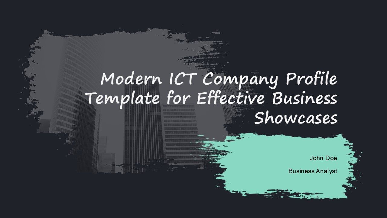 Modern ICT Company Profile Template For Effective Business Showcases PPT H