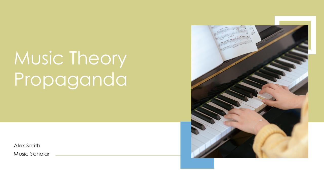 Music Theory Propaganda PPT Sample ACP PPT Template