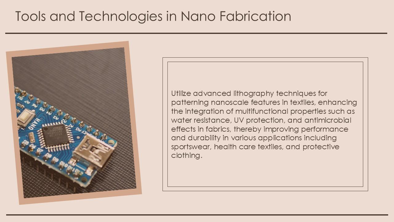 Nano Textiles Advanced Fabric Nanotechnology Ppt Template St Ai Ppt Slide