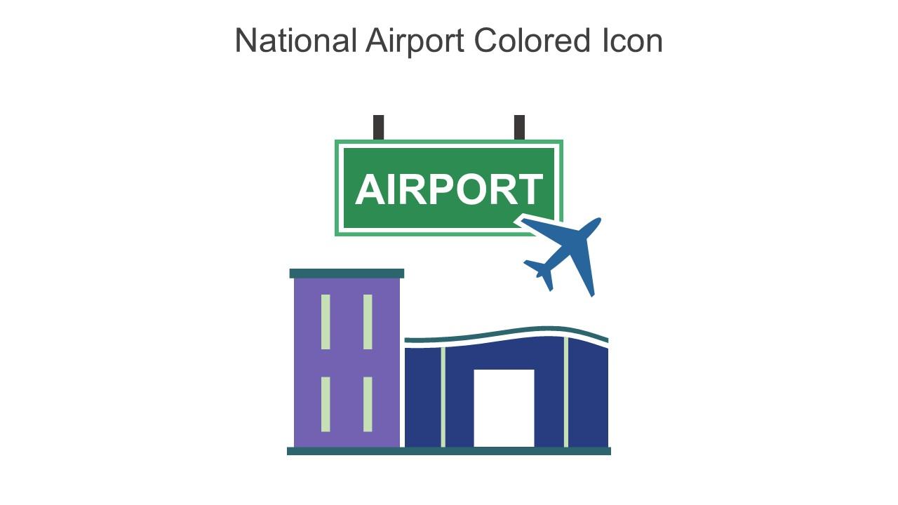 National Airport Colored Icon In Powerpoint Pptx Png And Editable Eps ...
