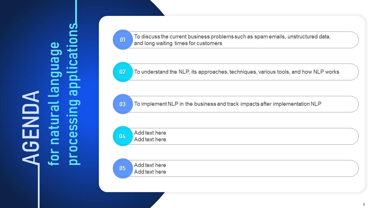 Natural Language Processing Applications It Powerpoint Presentation Slides Ppt Example