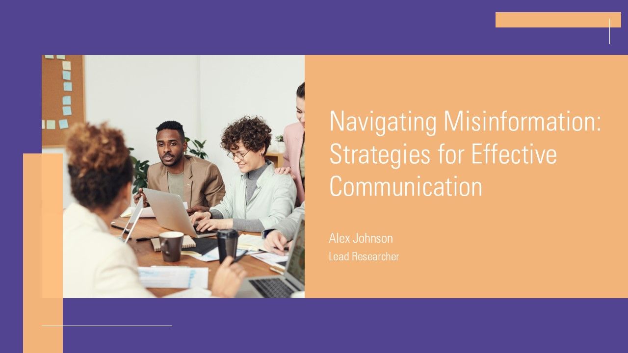 Navigating Misinformation Strategies For Effective Communication Ppt