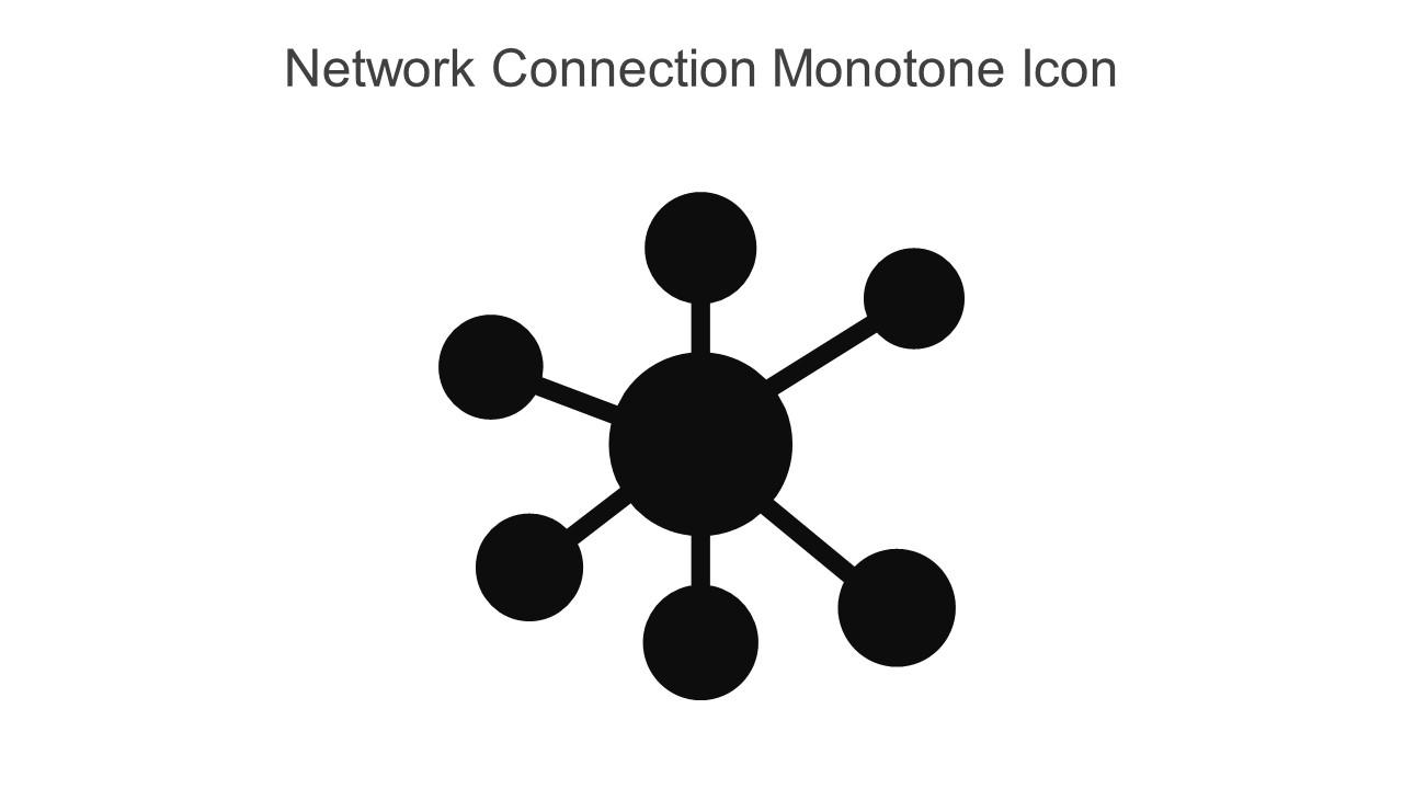 Network Connection Monotone Icon In Powerpoint Pptx Png And Editable Eps Format PPT Example