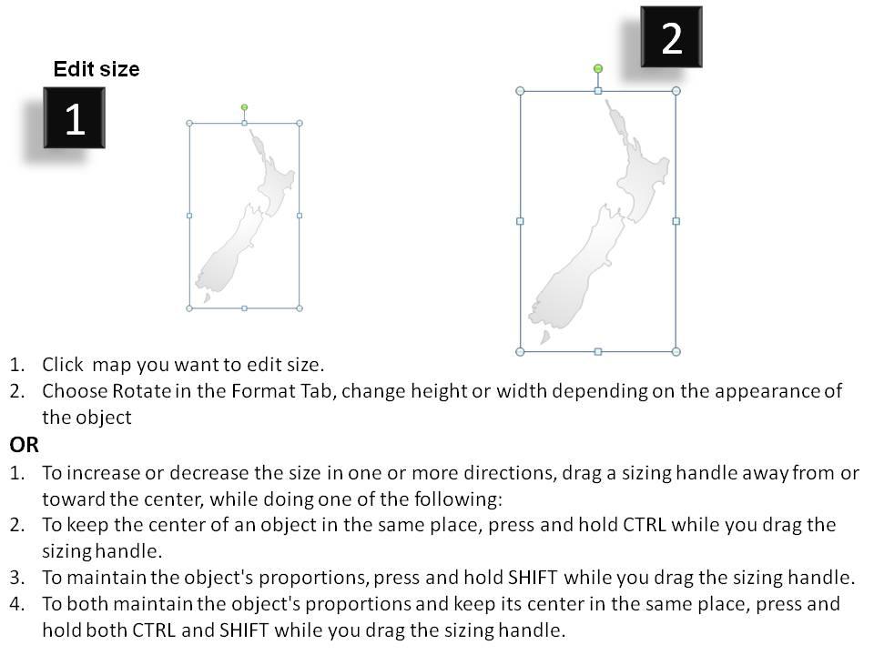 New zealand country powerpoint maps | Presentation Graphics ...