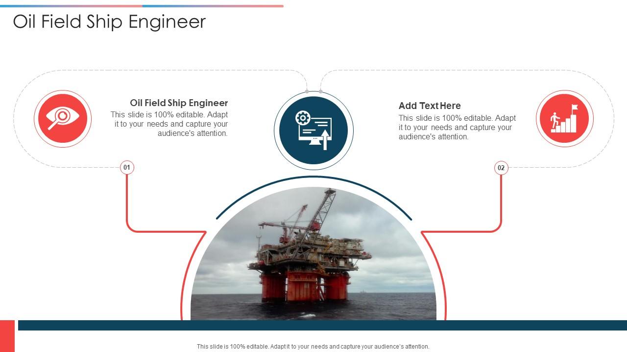 Oil Field Ship Engineer In Powerpoint And Google Slides Cpp PPT Template
