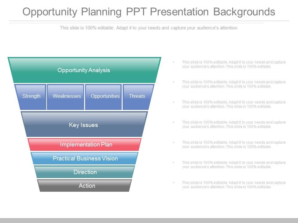 One Opportunity Planning Ppt Presentation Backgrounds | PowerPoint ...