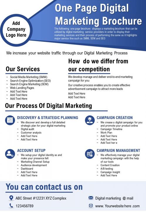 Digital Marketing Course Outline - Management And Leadership