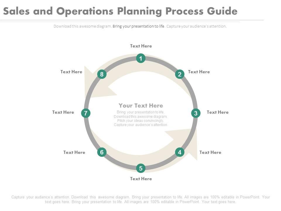 one Sales And Operations Planning Process Guide Cycle Powerpoint Slides ...
