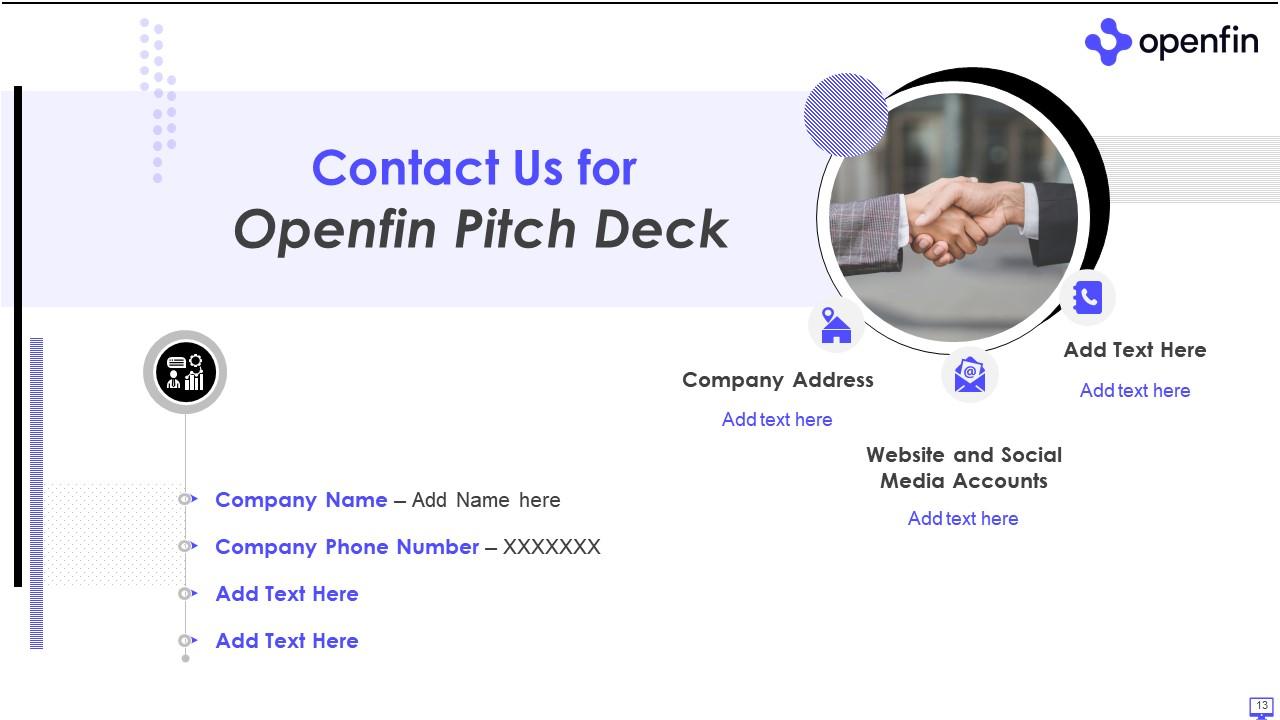 Openfin Pitch Deck Ppt Template | Presentation Graphics | Presentation PowerPoint Example ...