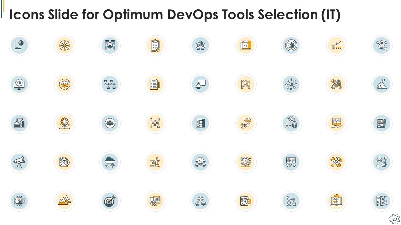 Optimum Devops Tools Selection It Powerpoint Presentation Slides Presentation Graphics