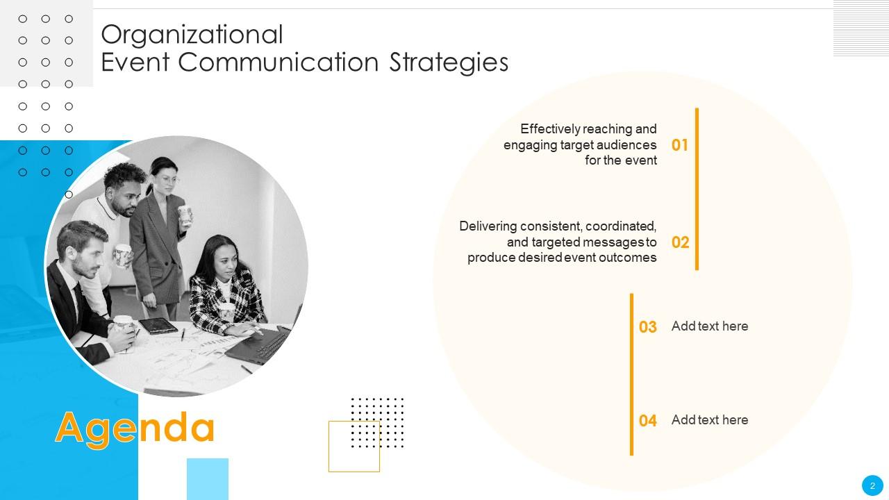 Organizational Event Communication Strategies Powerpoint Presentation Slides Presentation