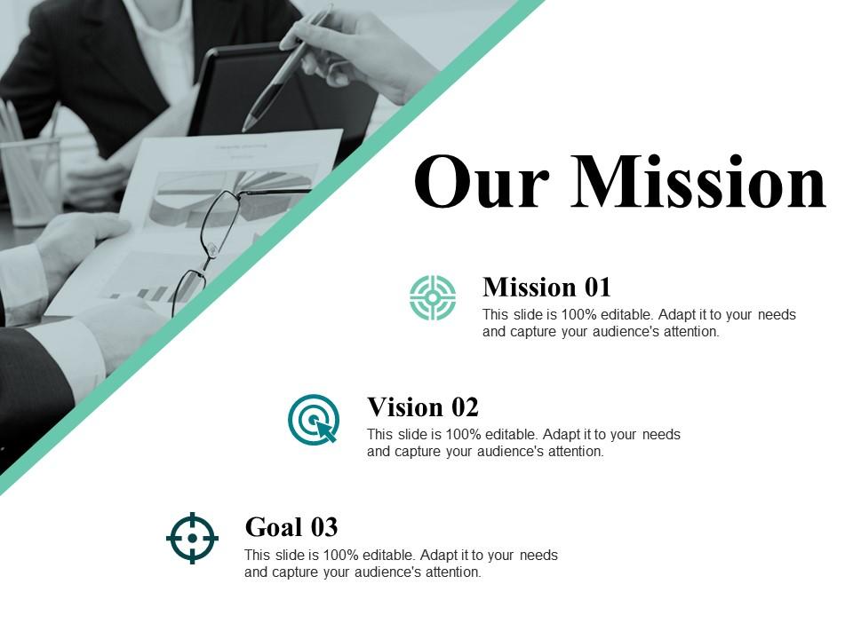 Our Mission Presentation Visual Aids Template 1 | PowerPoint ...