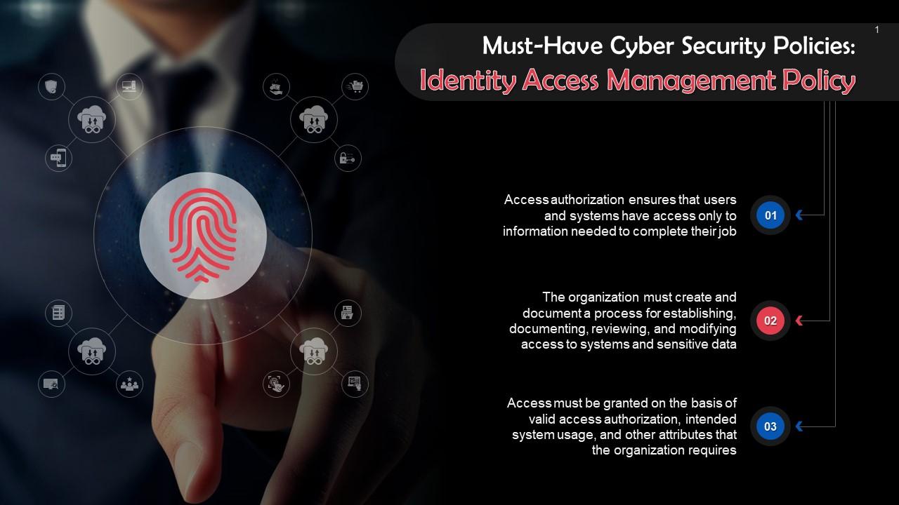 Overview Of Identity Access Management Policy Training Ppt PPT Template