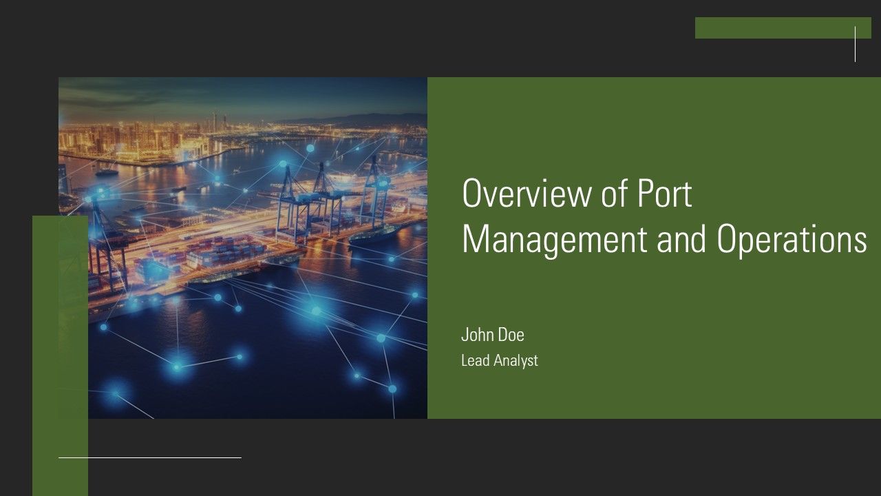 Overview Of Port Management And Operations PPT Template AT