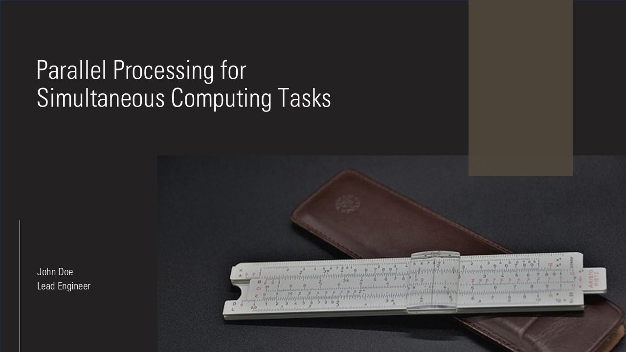 Parallel Processing For Simultaneous Computing Tasks PPT PowerPoint ST AI PPT Presentation