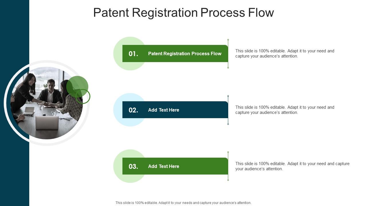 Patent Registration Process Flow In Powerpoint And Google Slides Cpb PPT Sample