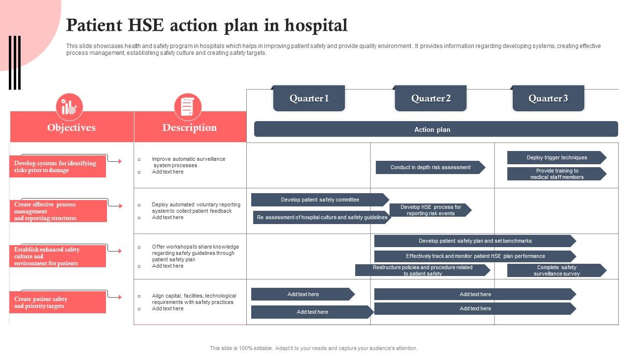 Patient HSE Action Plan In Hospital PPT Example Patient HSE Action Plan In Hospital PPT Example