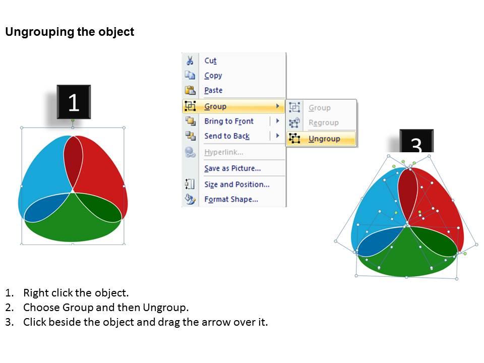 Pattern of Overlapping Shapes 3 stages 10 | Template Presentation | Sample of PPT Presentation ...
