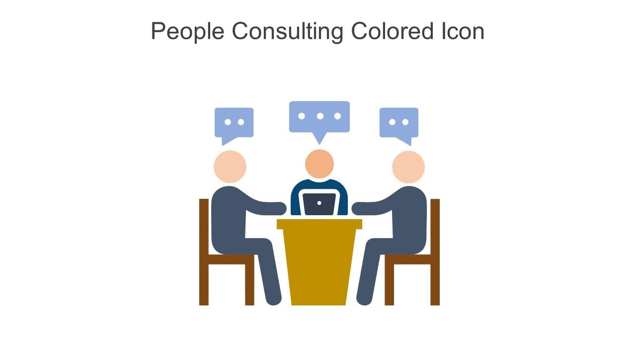 People Consulting Colored Icon In Powerpoint Pptx Png And Editable Eps ...