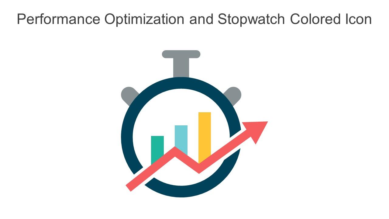 Performance Optimization And Stopwatch Colored Icon In Powerpoint Pptx Png And Editable Eps ...