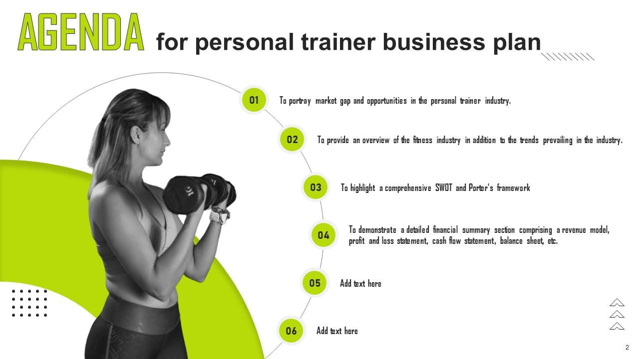 Personal Trainer Business Plan Powerpoint Presentation Slides Ppt Sample