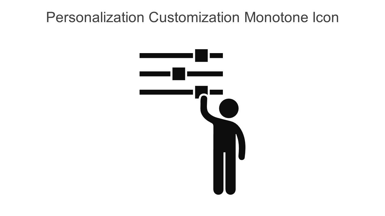 Personalization Customization Monotone Icon In Powerpoint Pptx Png And