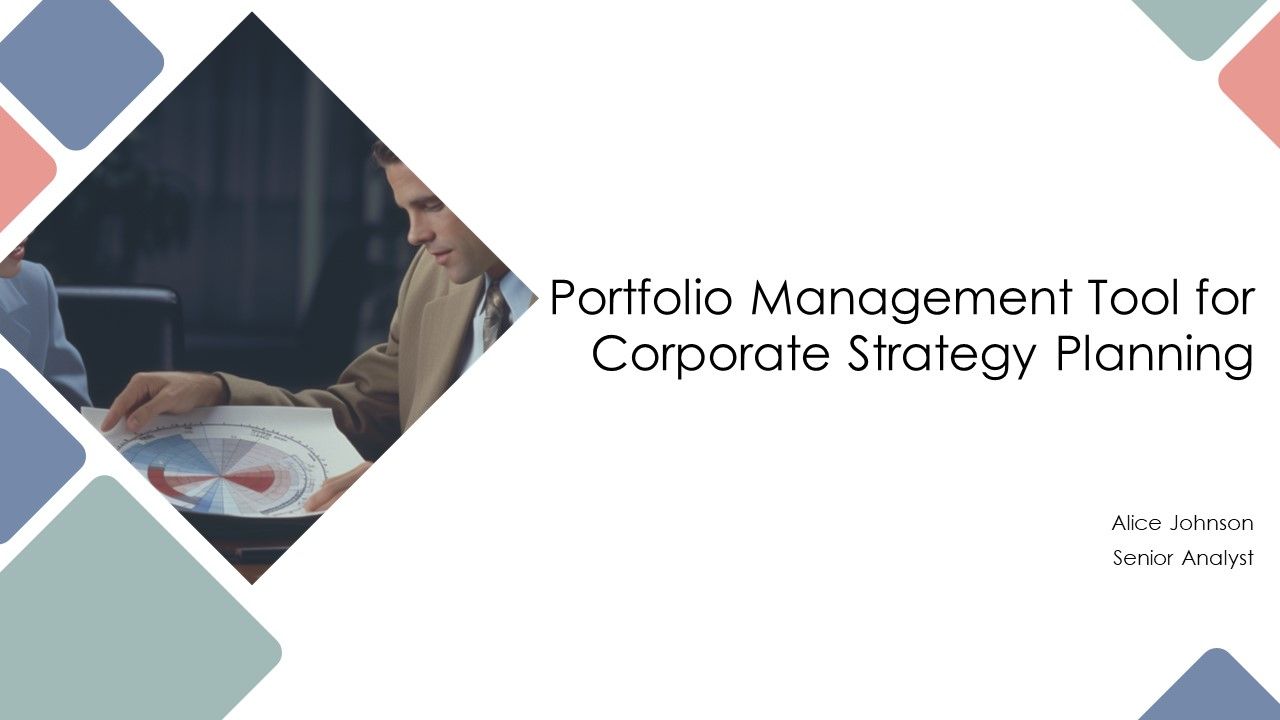 Portfolio Management Tool For Corporate Strategy Planning PPT ...