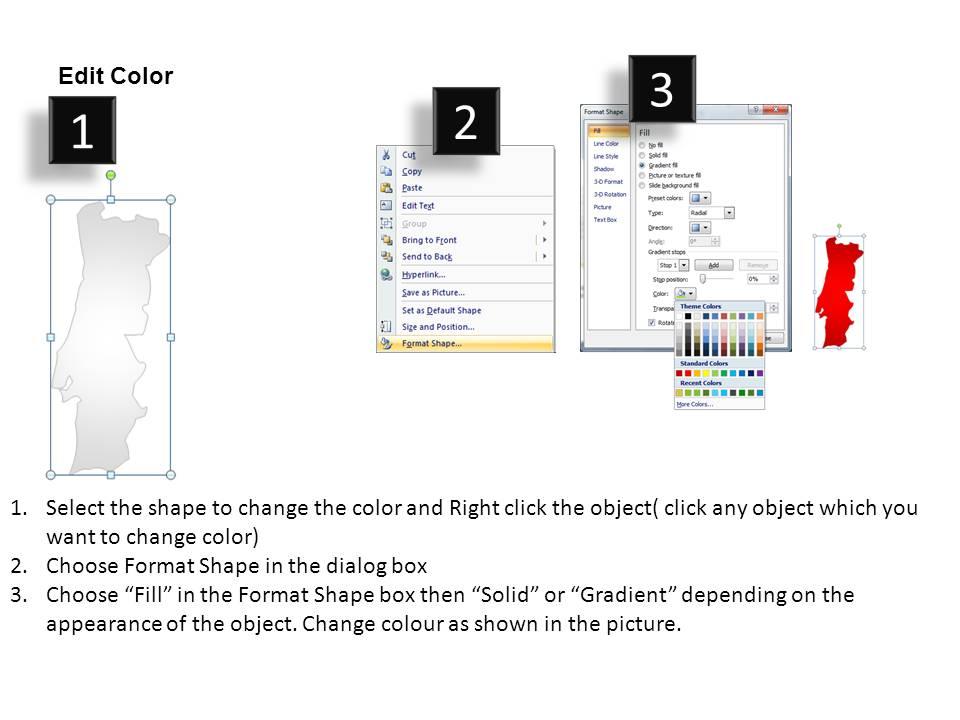 Portugal Country Powerpoint Maps | PowerPoint Slide Images | PPT Design ...