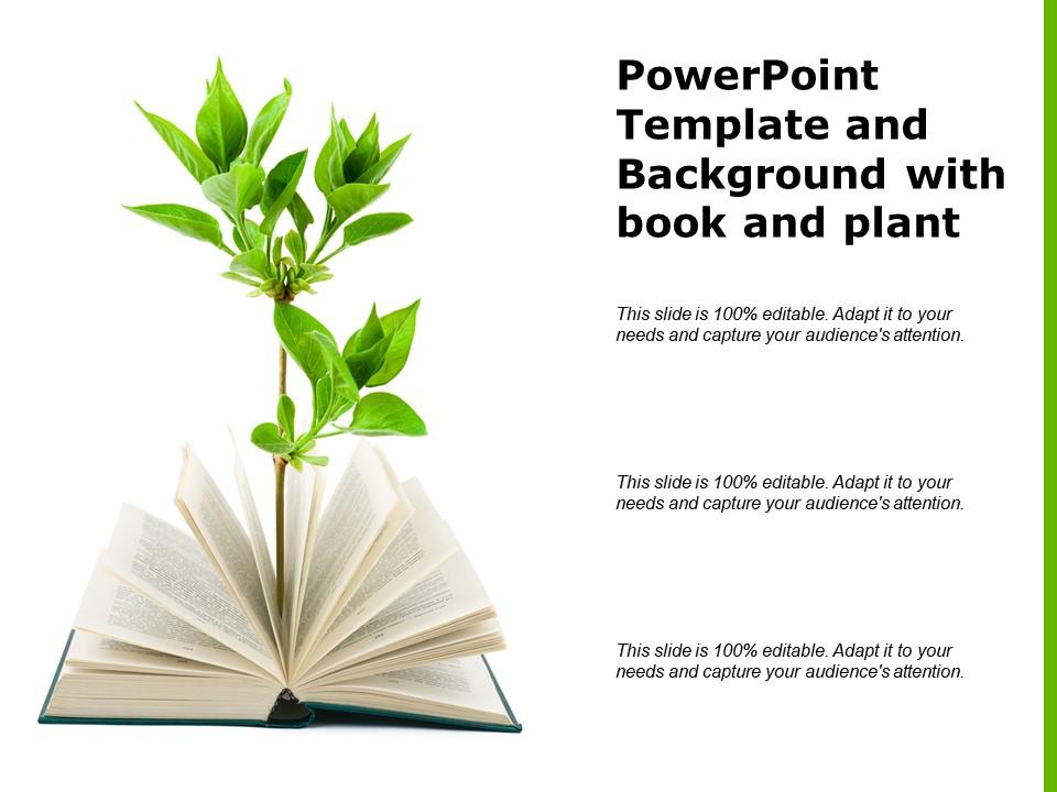 Book Background For Powerpoint Book From Library PowerPoint Template,