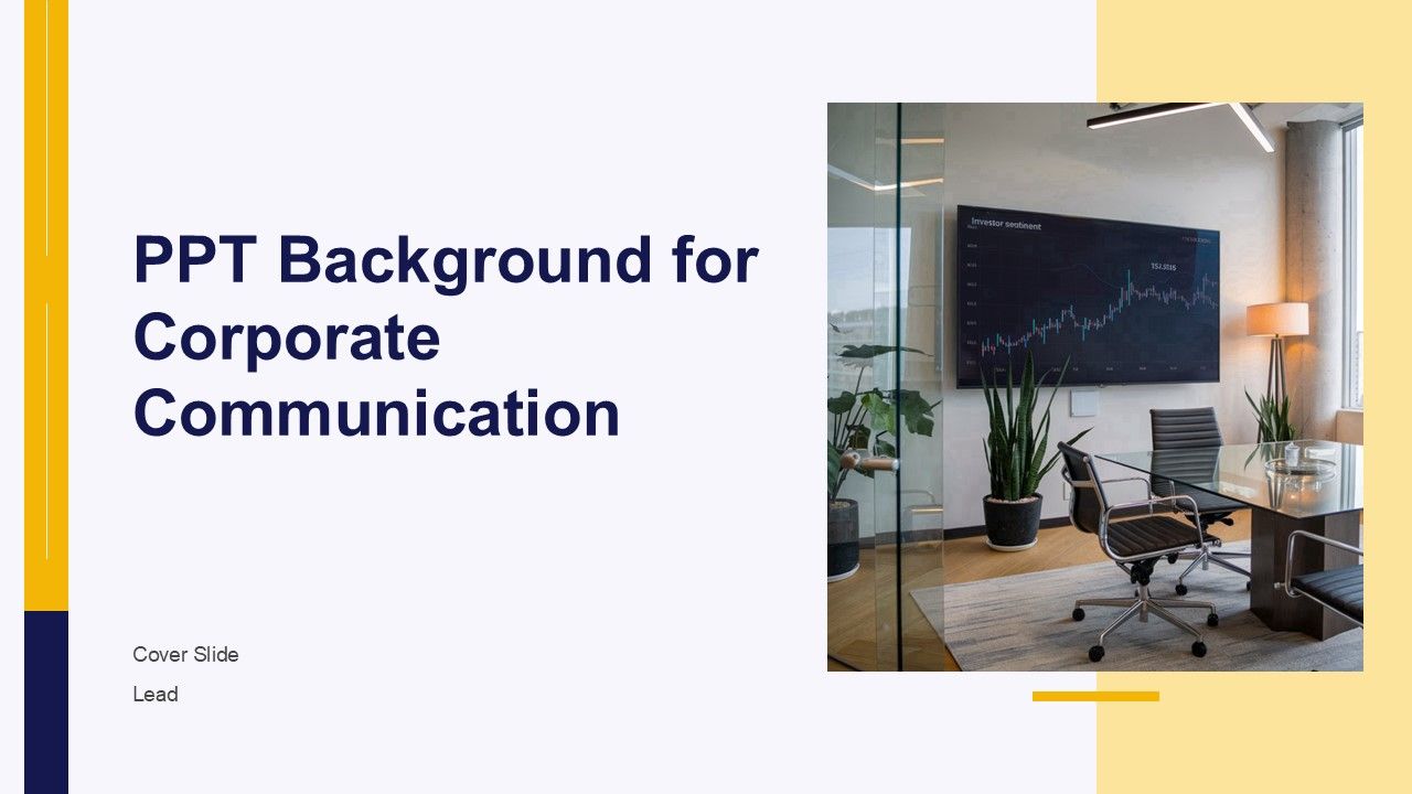 PPT Background For Corporate Communication PPT H