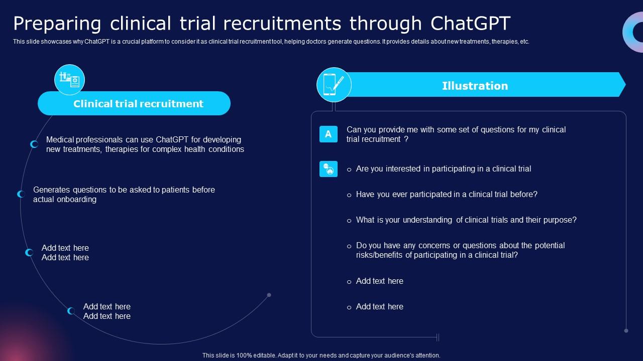 Preparing Clinical Trial Recruitments Through Chatgpt How Chatgpt Can Transform Healthcare ...
