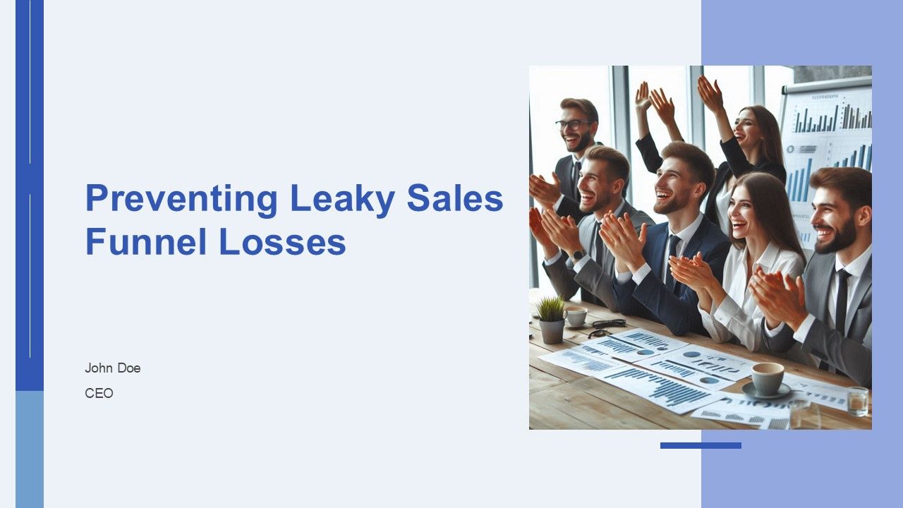 Preventing Leaky Sales Funnel Losses PPT Outline AT