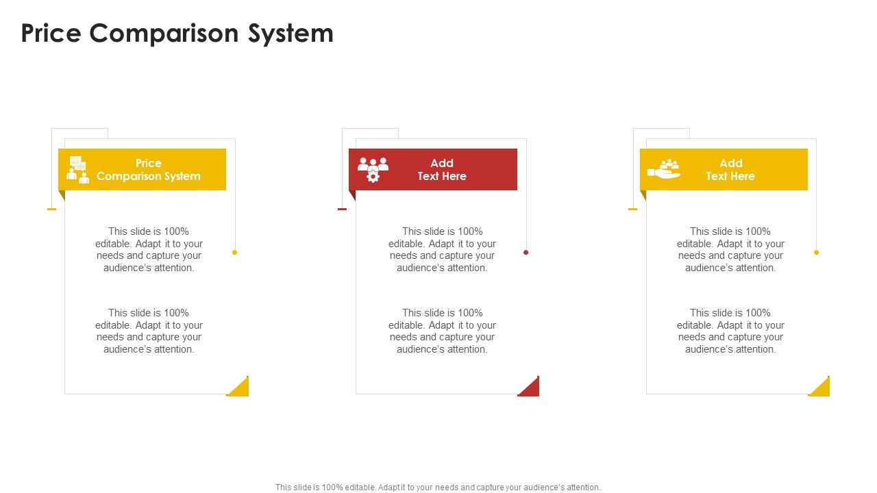 Price Comparison System In Powerpoint And Google Slides Cpb PPT Sample