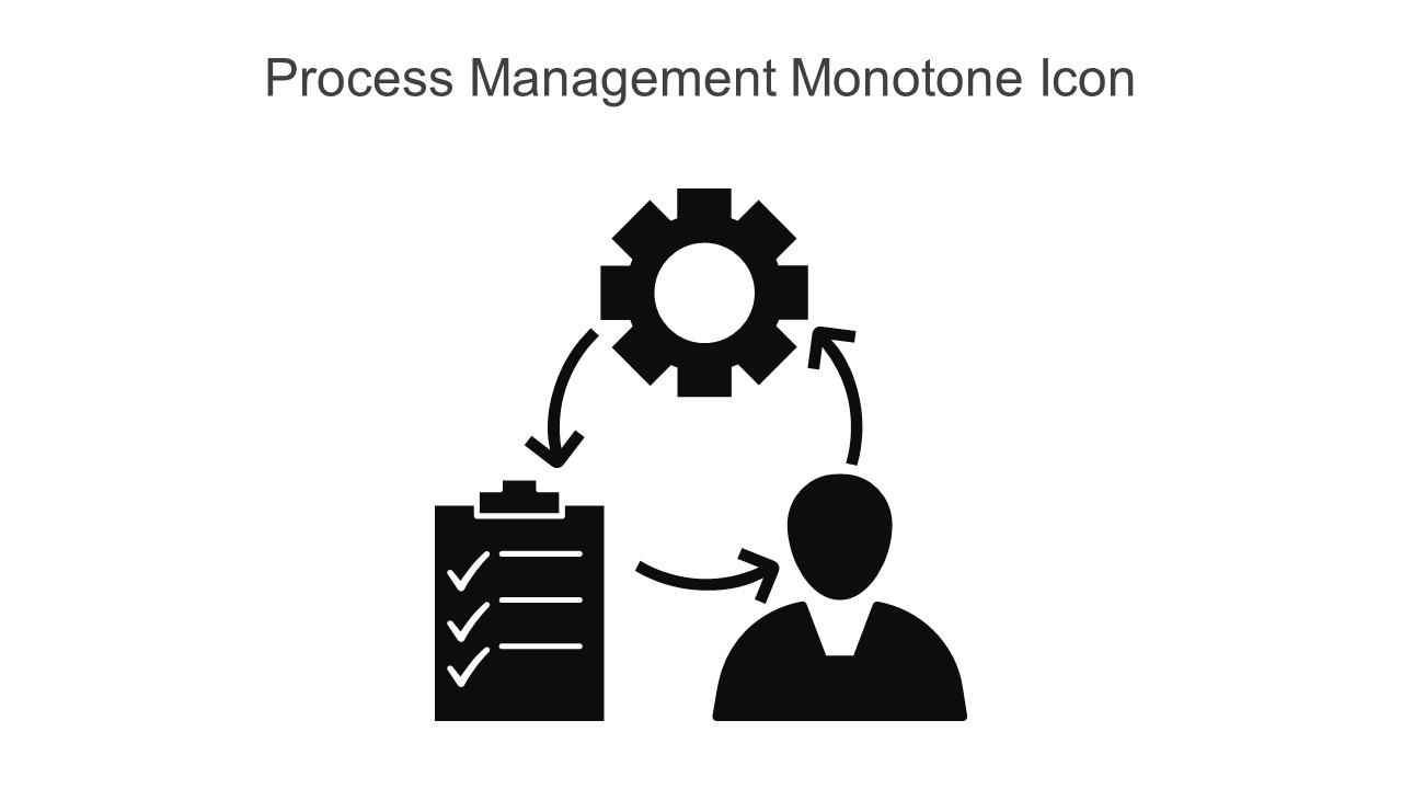 Process Management Monotone Icon In Powerpoint Pptx Png And Editable Eps Format | Presentation ...