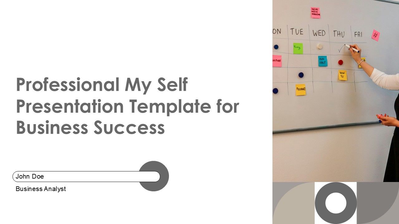 Professional My Self Presentation Template For Business Success PPT H