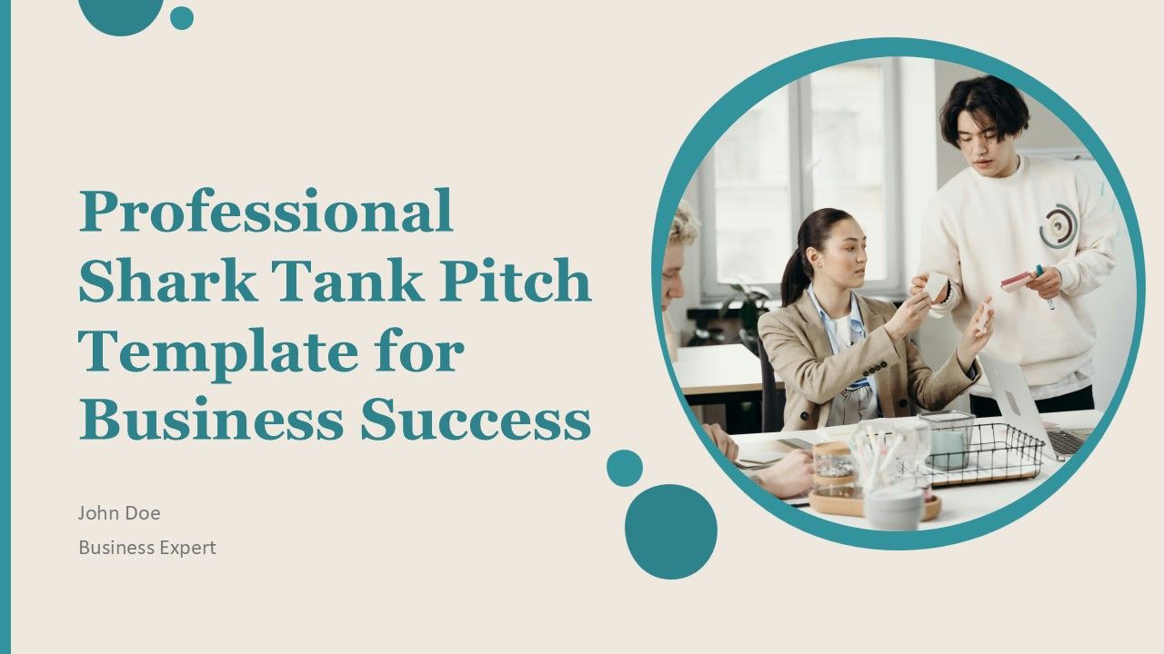 Professional Shark Tank Pitch Template For Business Success PPT H