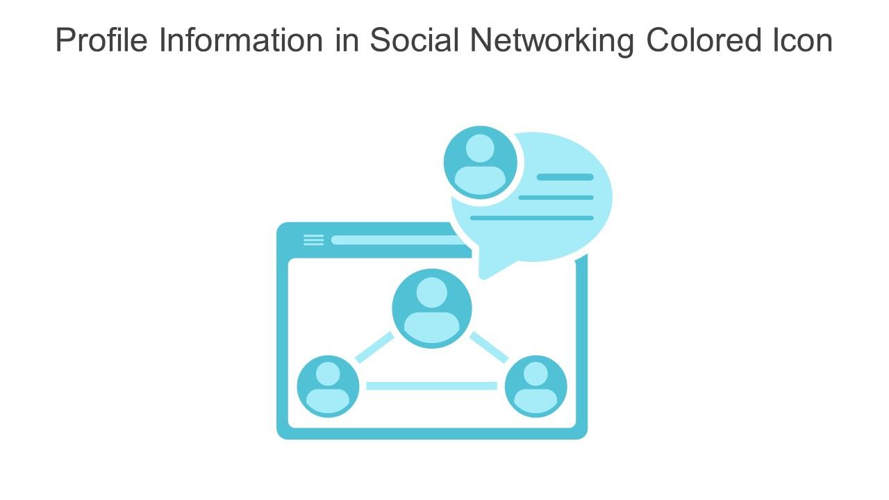 Profile Information In Social Networking Colored Icon In Powerpoint ...