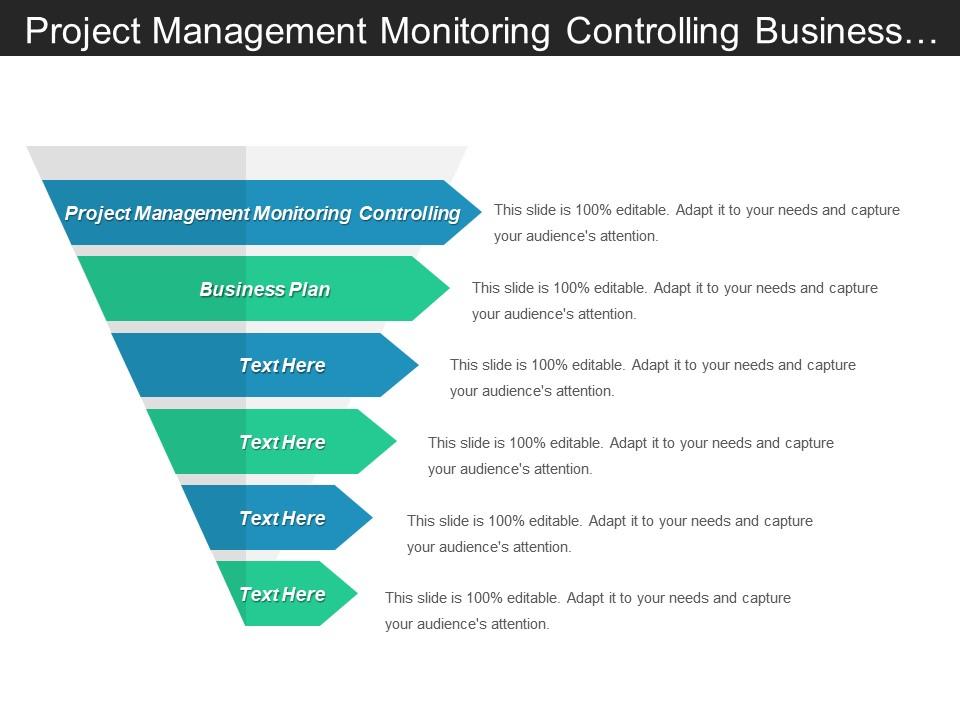 Project Management Monitoring Controlling Business Plan Alignment ...