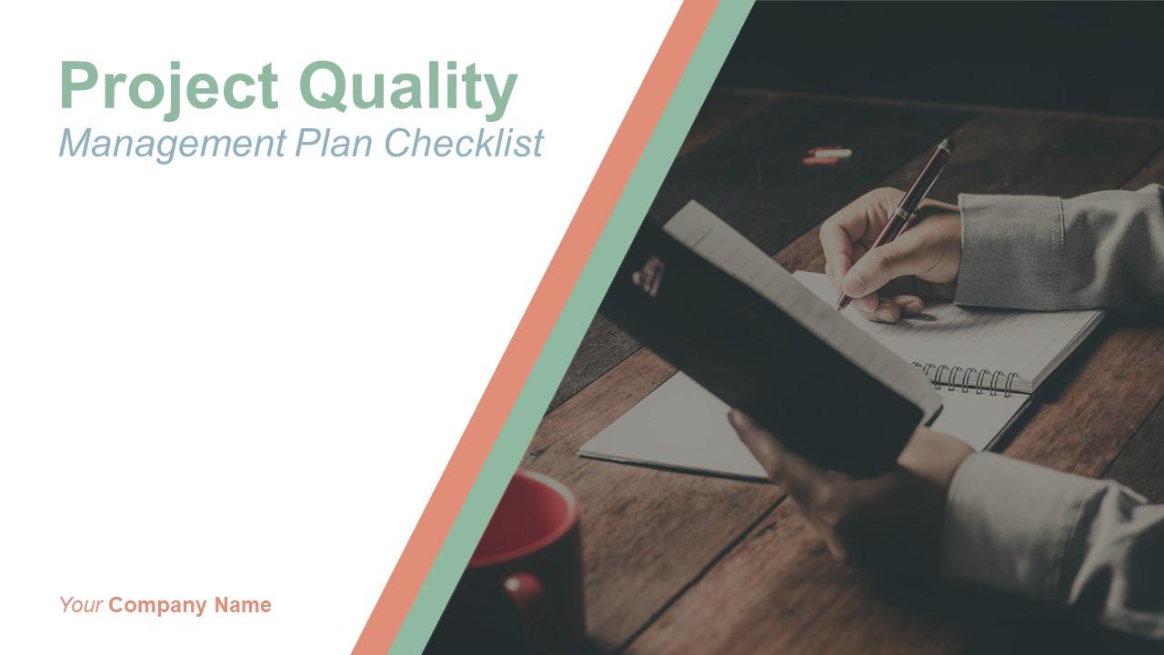 Top 10 Project Quality Plan Checklist PowerPoint Presentation Templates ...